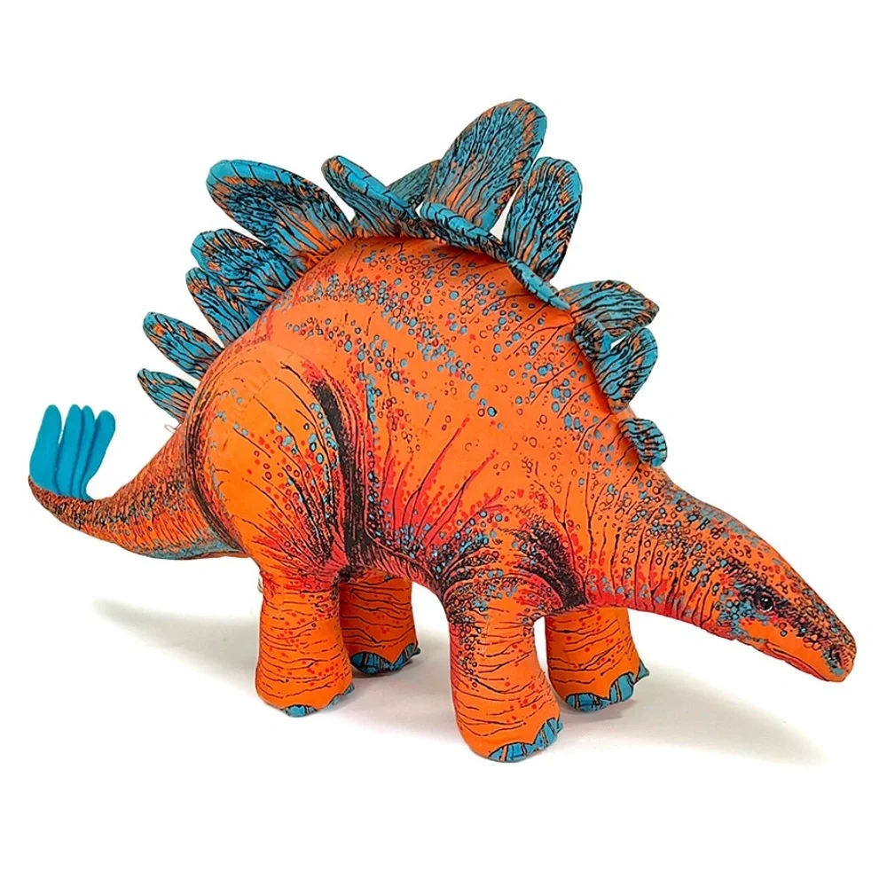 Applause | Toys | Soft Stuffed Orange Vintage Stegosaurus By Applause ...